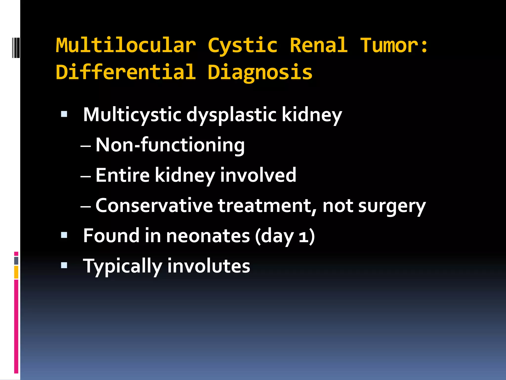 Pediatric renal tumors radiology | PPTX