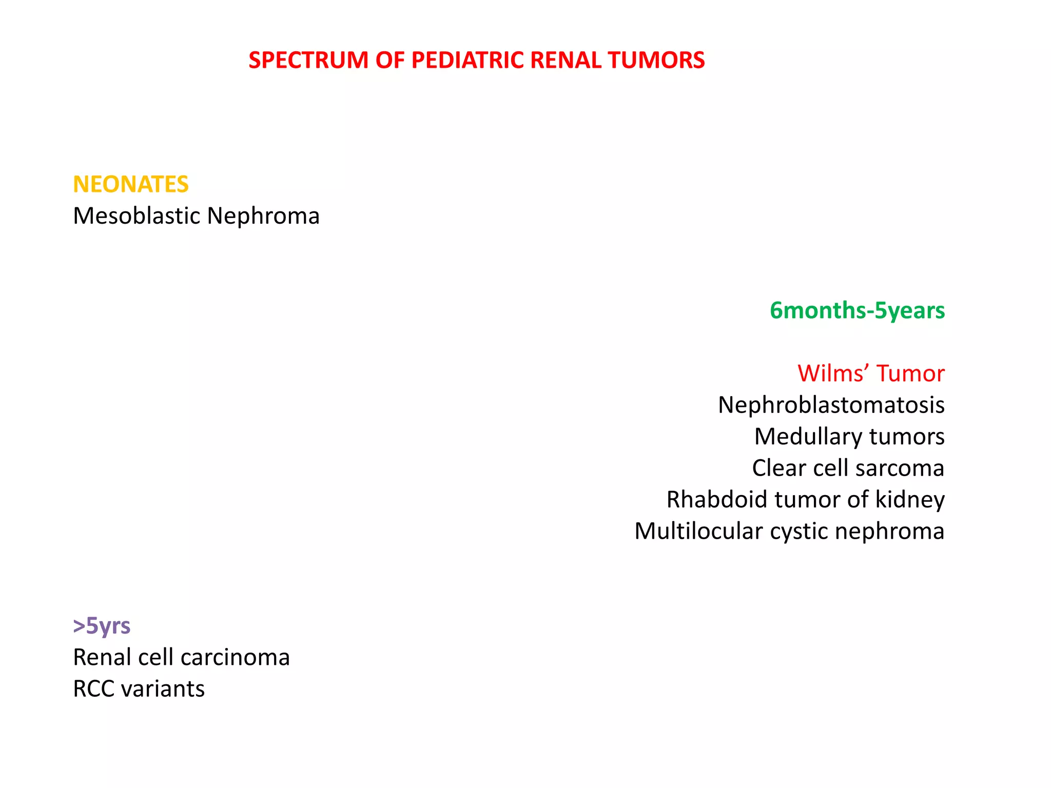 Pediatric renal tumors copy | PPT