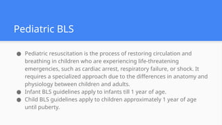 Pediatric Resuscitation by Department of Pediatrics AIIMS PATNA | PPTX