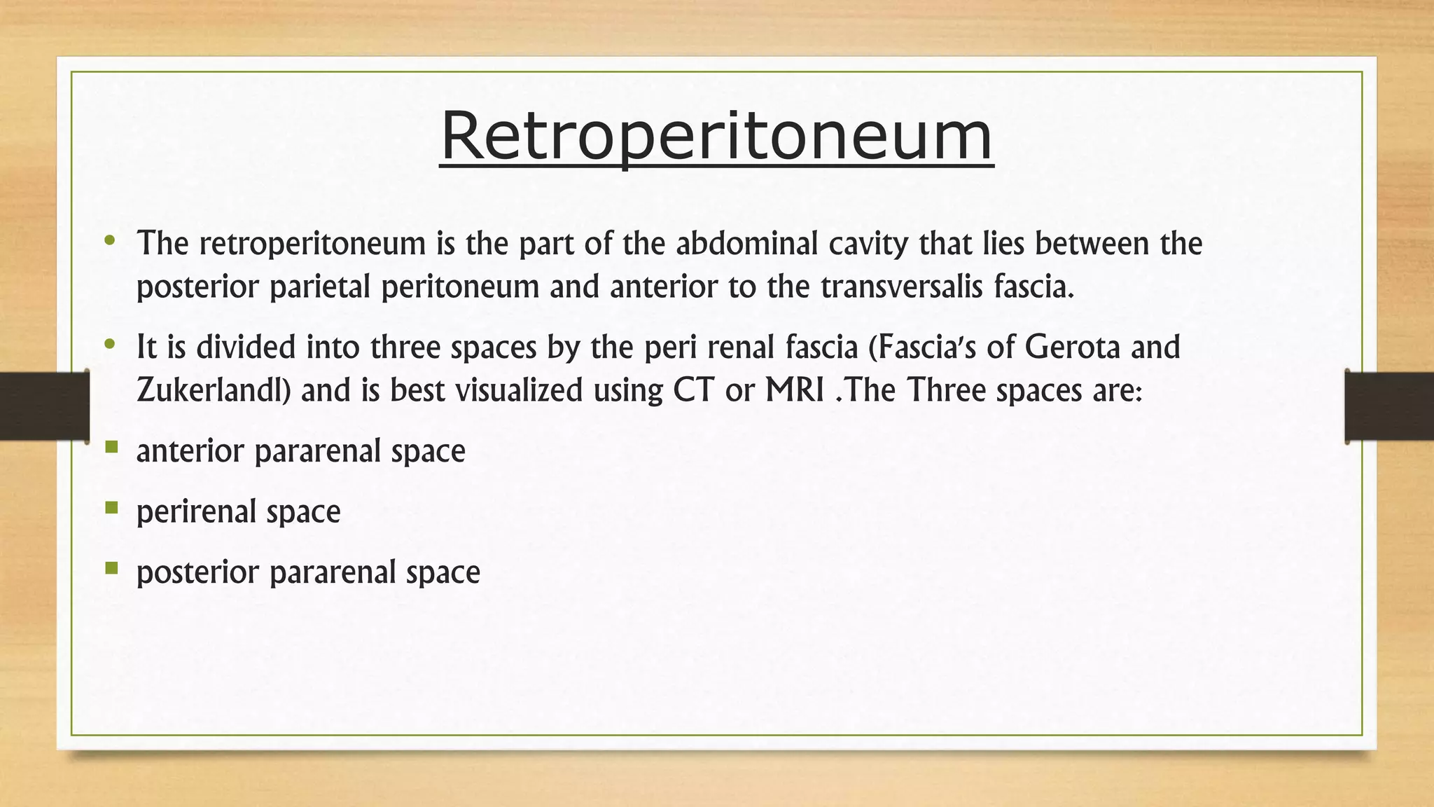 Imaging in Pediatric Retroperitoneal Masses | PPTX