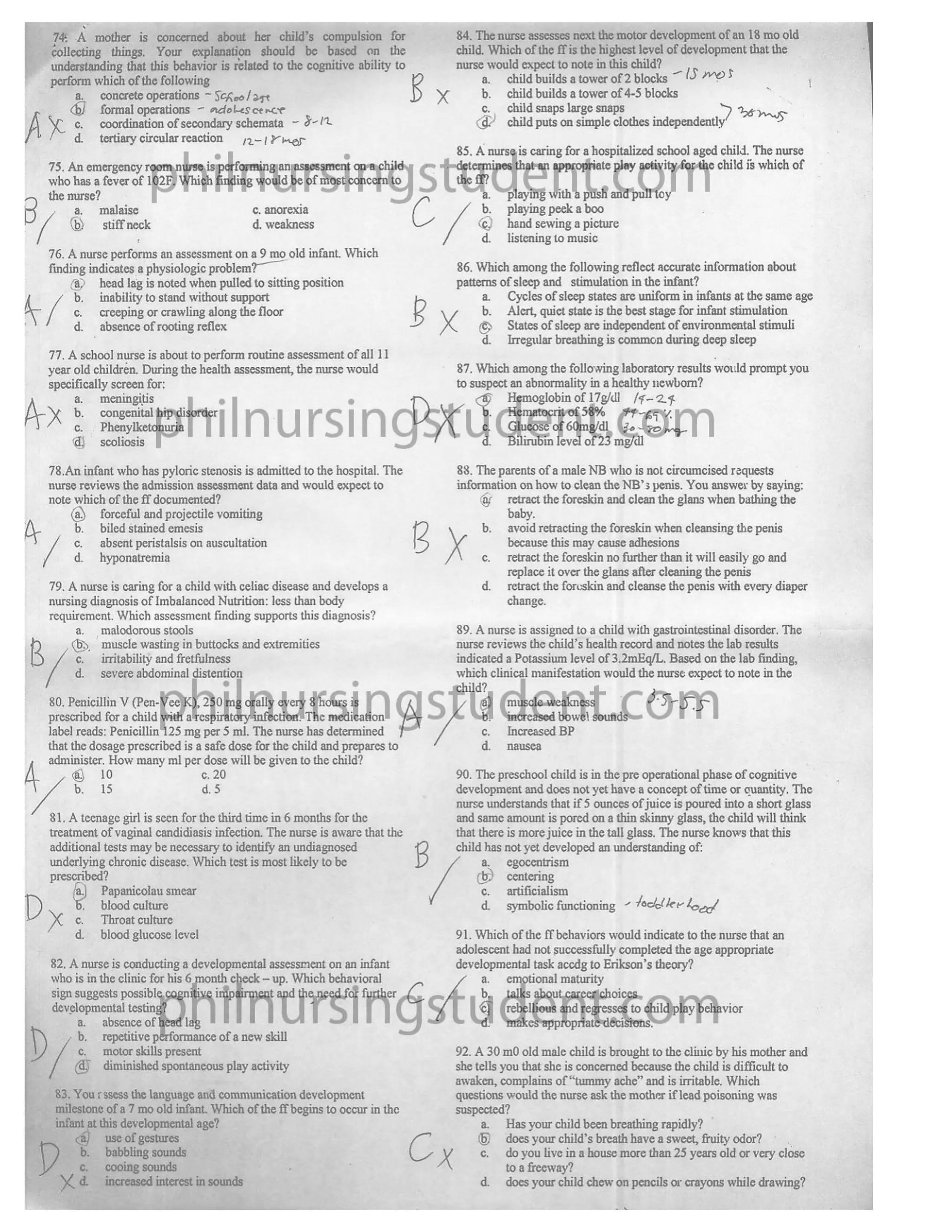 Pediatrics post-normal-nursing-philnursingstudent-com | PDF