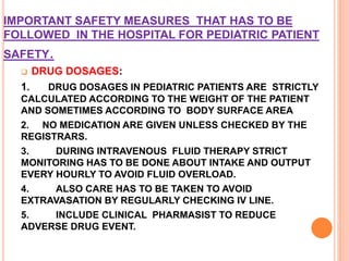 Pediatric safety ppt 1 | PPTX