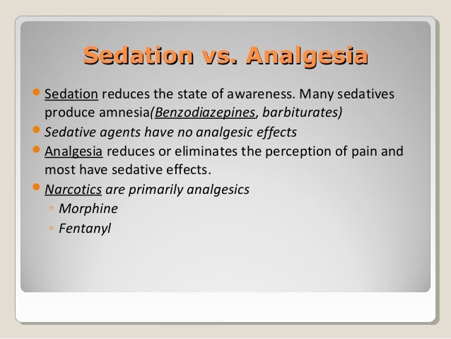 Pediatric sedation