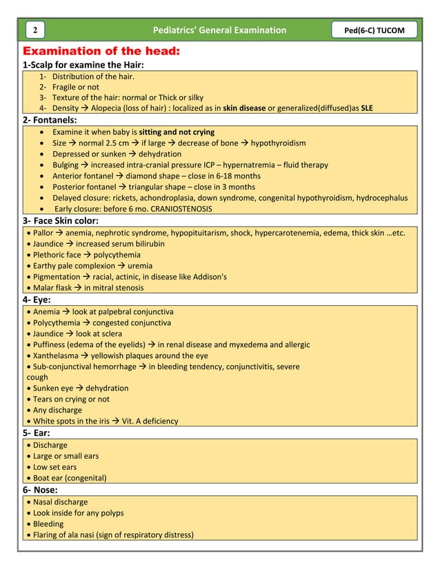Pediatrics exam | PDF