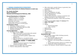 Pediatrics Examinations Made Easy for Medical Students by Dr Varsha ...