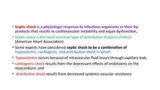 PEDIATRIC SHOCK KBM.pptxkkkkkkkkkkkkkkk | PPTX