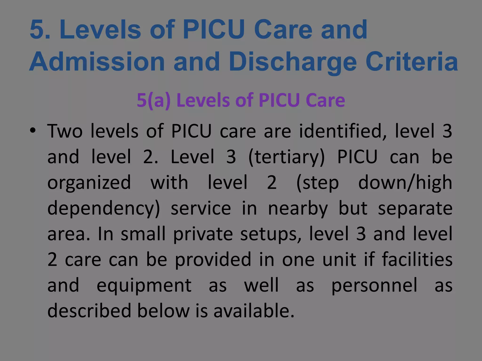 Pediatrics intensive care unit | PDF