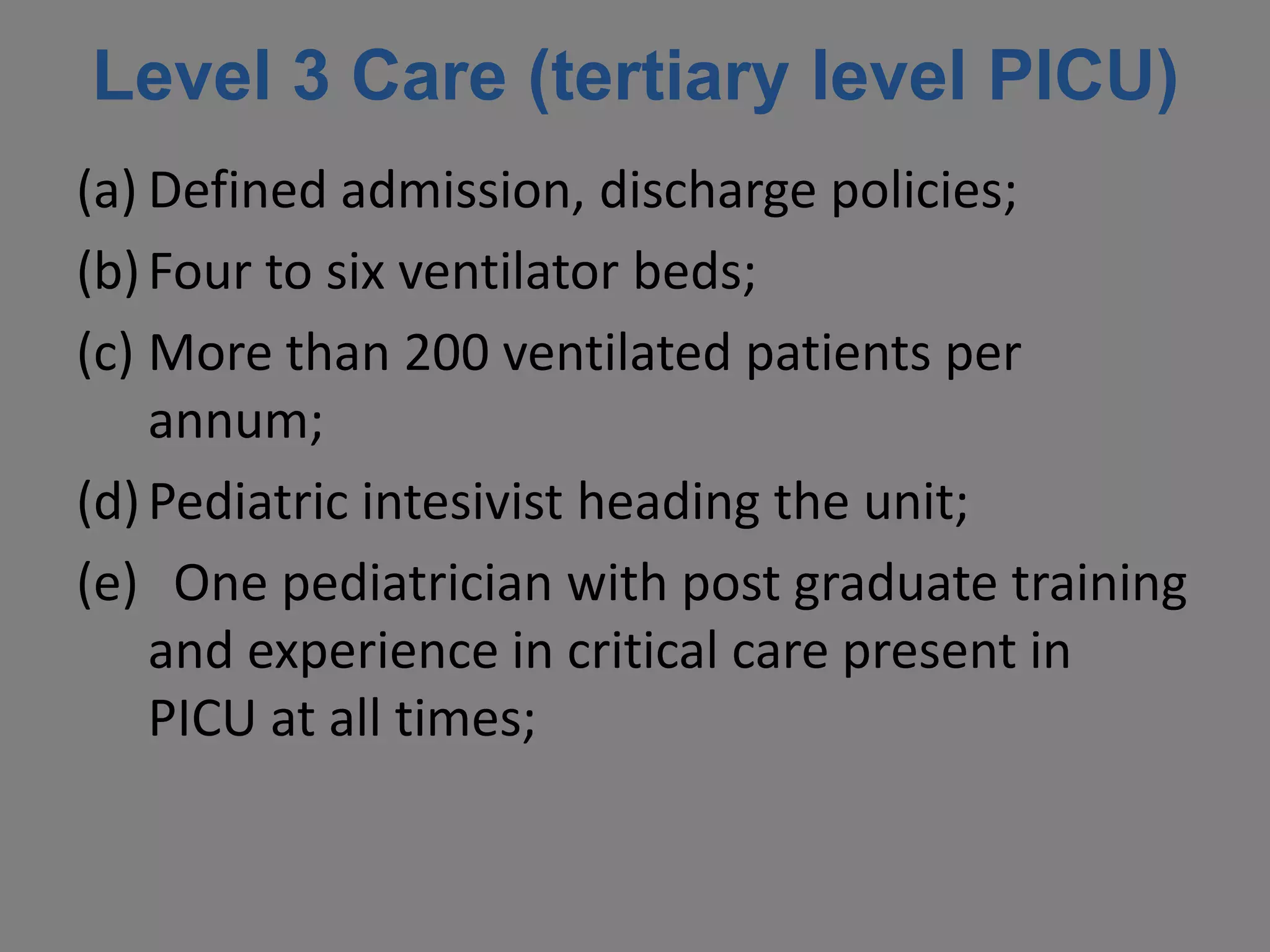 Pediatrics intensive care unit | PDF