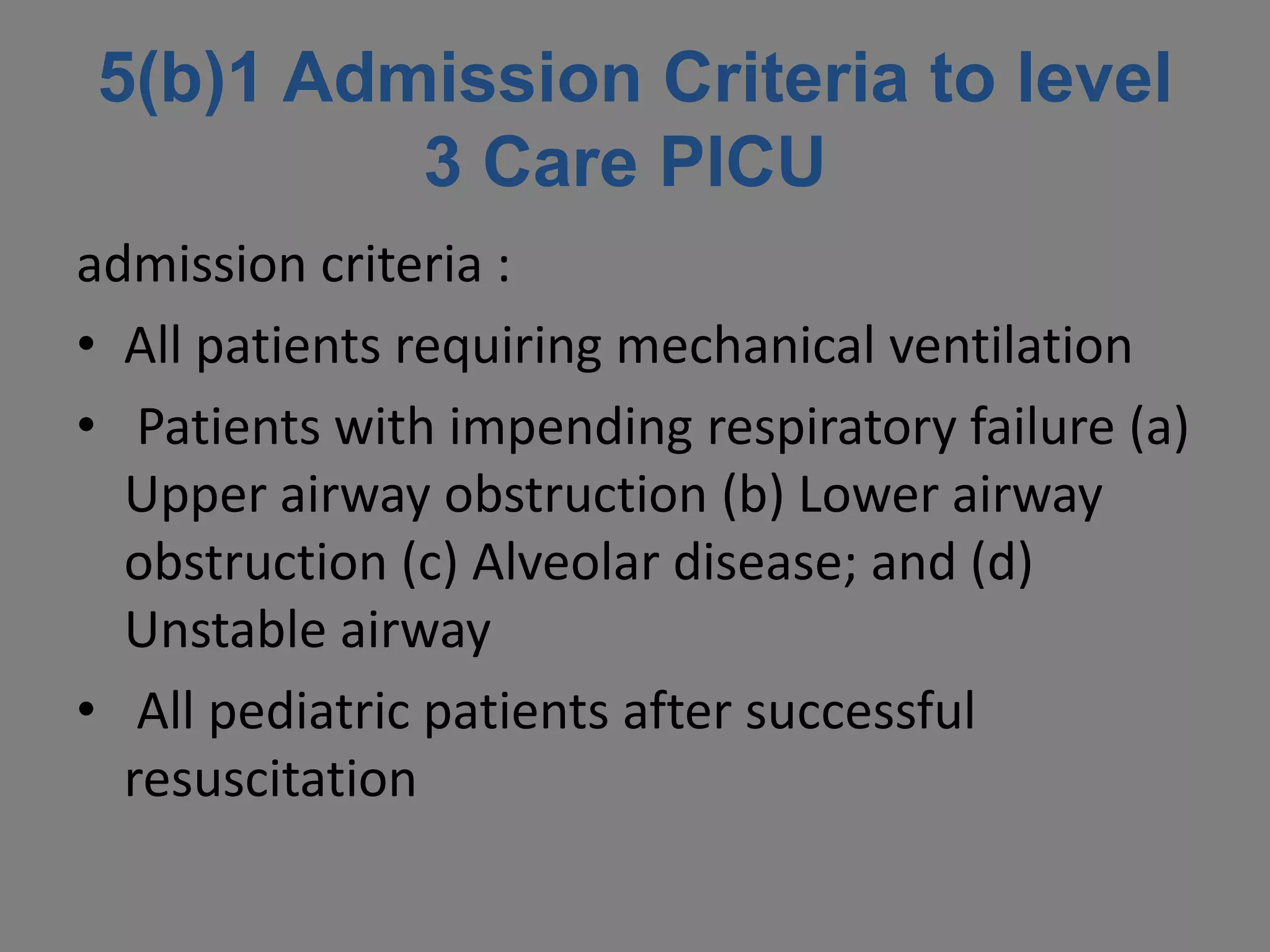 Pediatrics intensive care unit | PDF