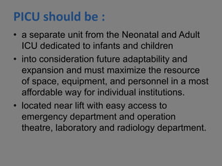 Pediatrics intensive care unit | PDF