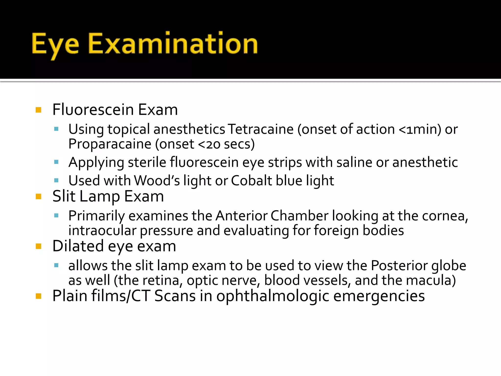 Pediatrics ocular trauma and emergencies | PPTX