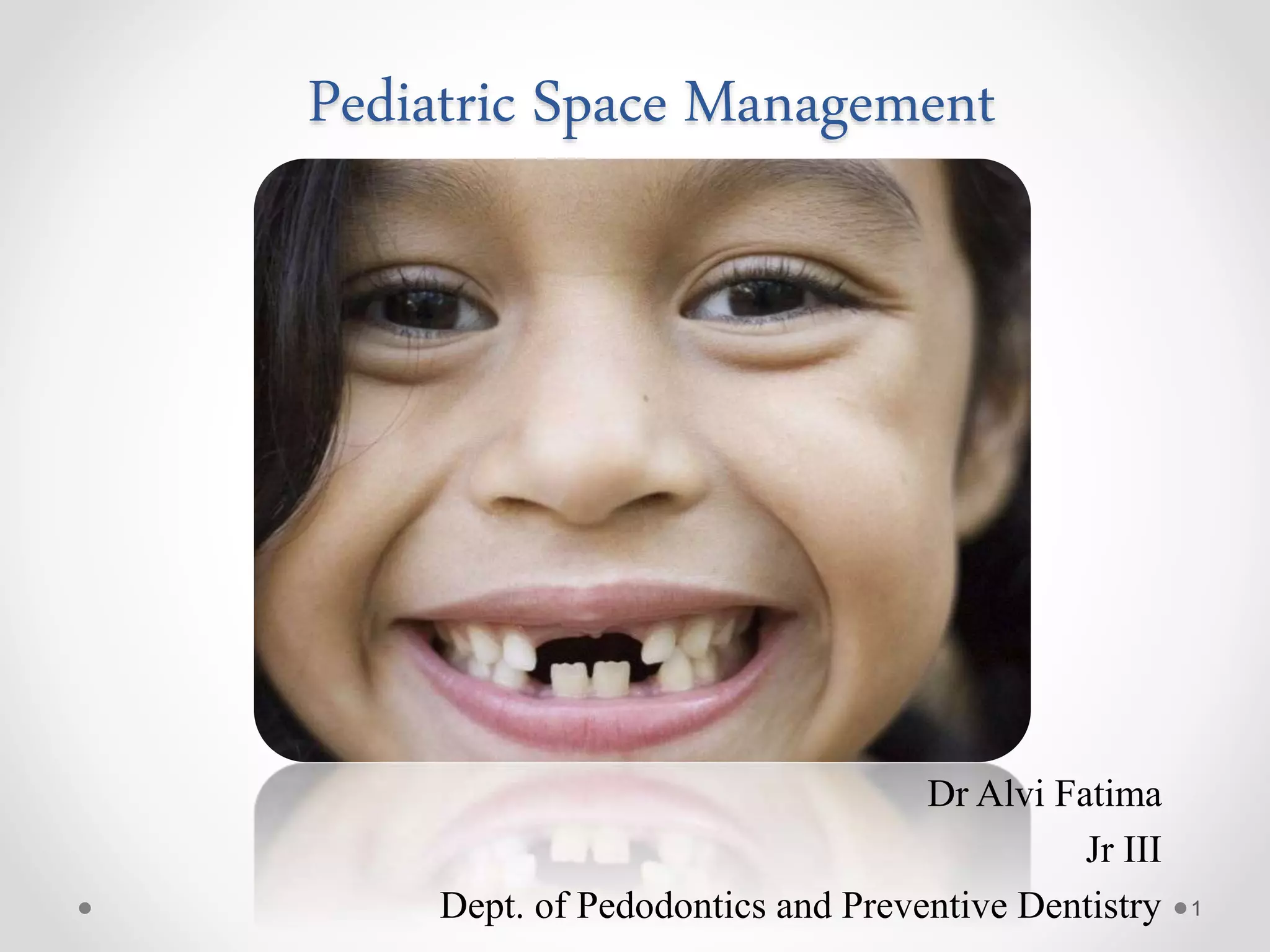 Pediatric Space Management Pptx