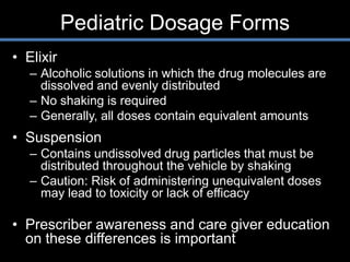 Pediatrics pharmacology | PPTX