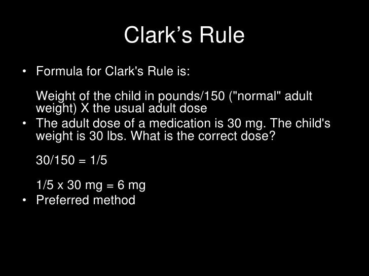 Pediatrics pharmacology