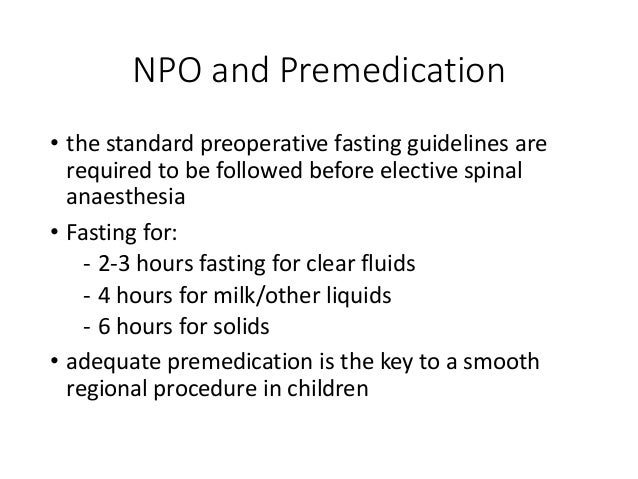 Pediatric spinal anaesthesia | PPTX