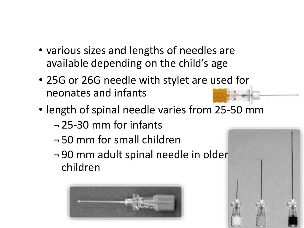 Pediatric spinal anaesthesia | PPTX