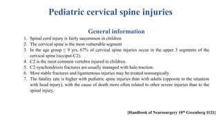 Pediatric spine injuries by Momen | PPTX
