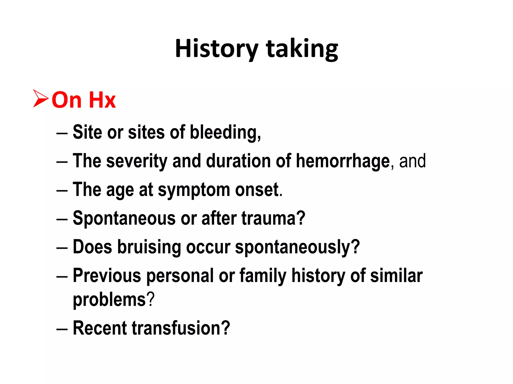 Aproach to bleeding disorder in Pediatrics | PPTX