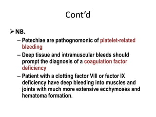Aproach to bleeding disorder in Pediatrics | PPTX