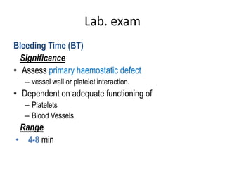 Aproach to bleeding disorder in Pediatrics | PPTX