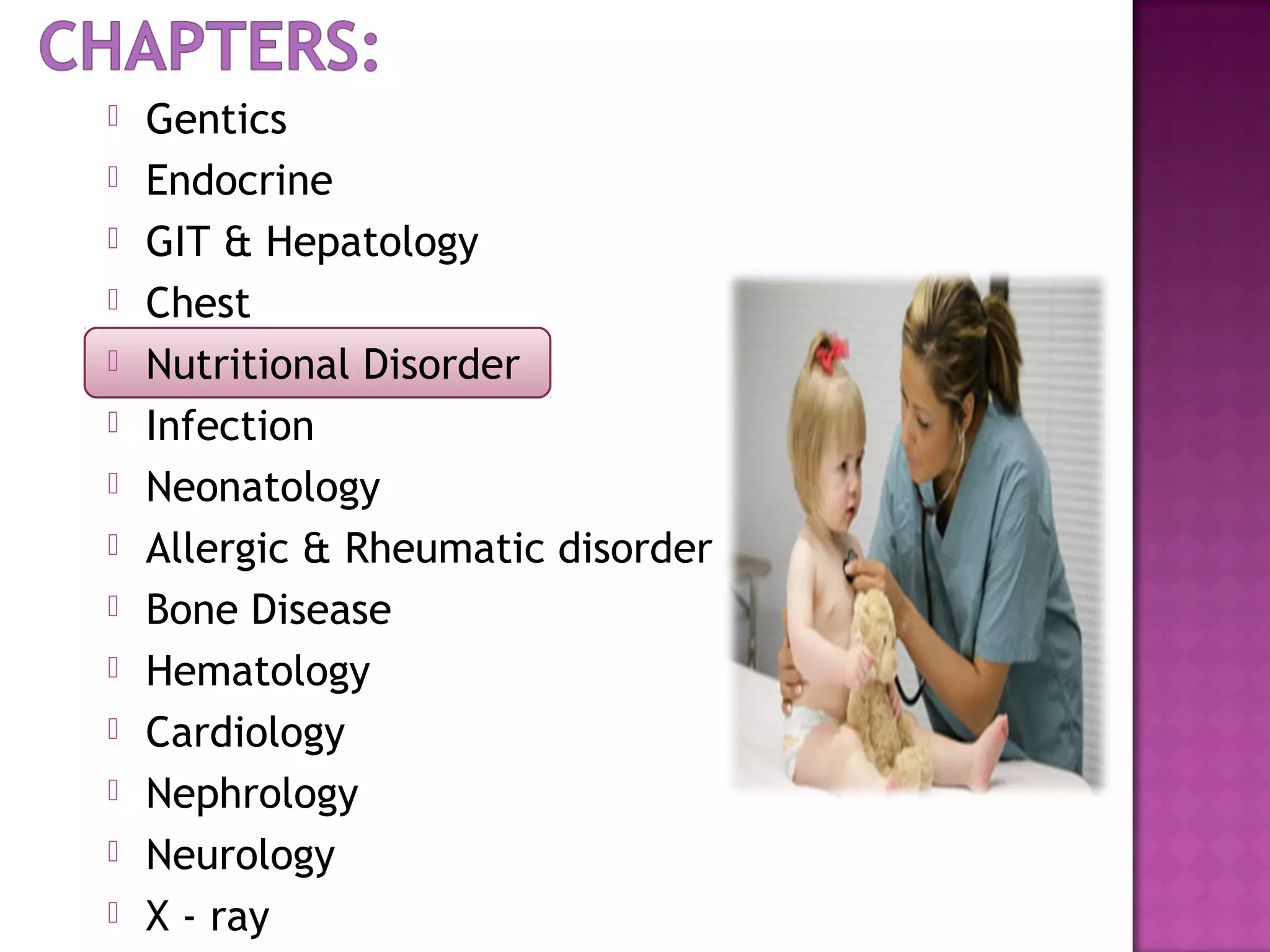 Pediatrics slides datashow_m.hassan | PPT