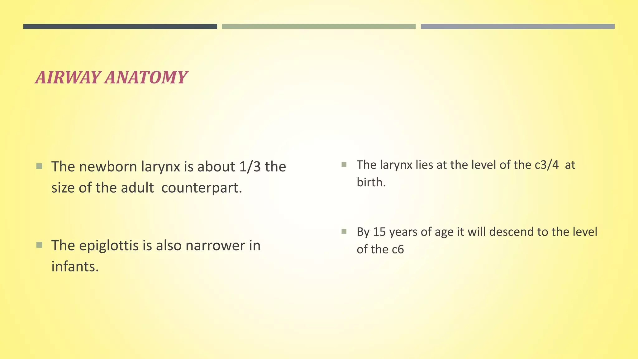 Pediatric stridor | PPTX