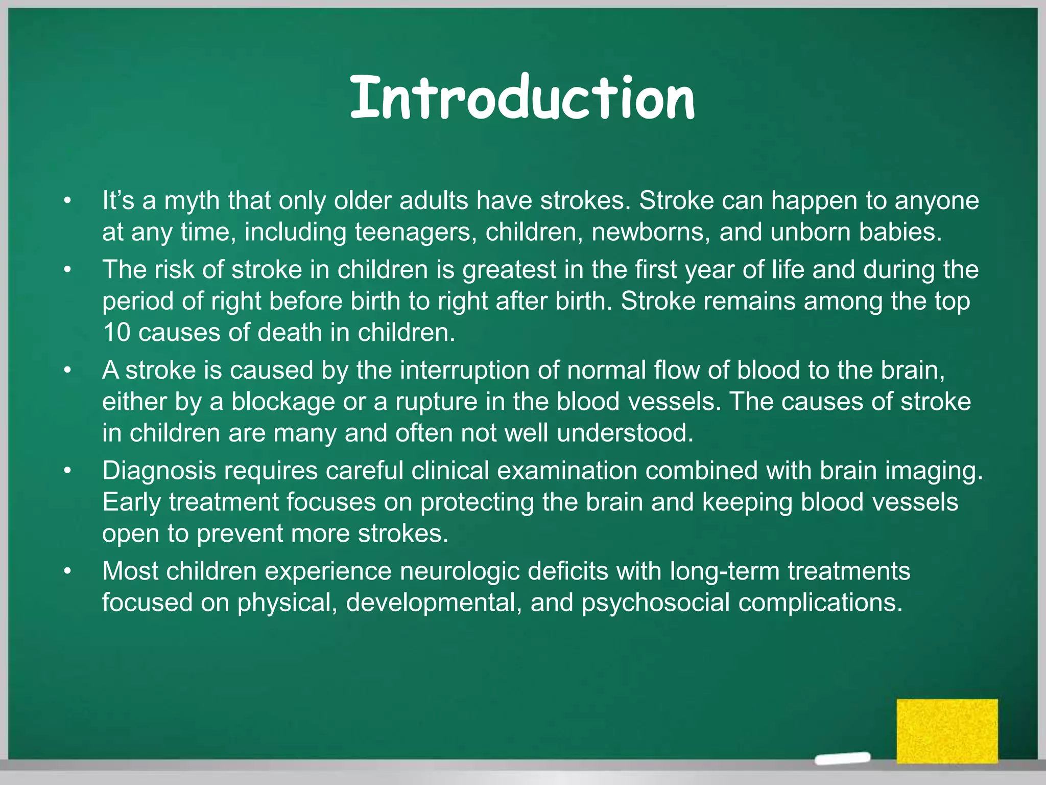 Pediatric Stroke | PPTX