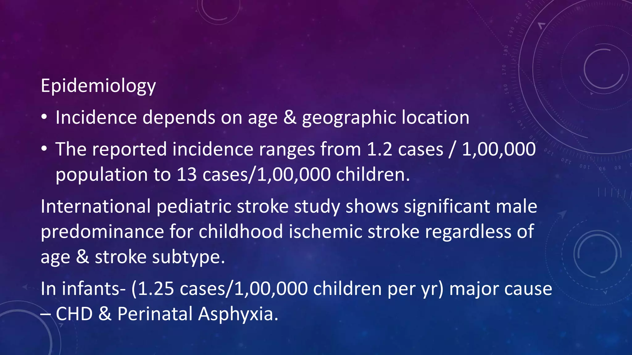 Pediatric stroke | PPTX