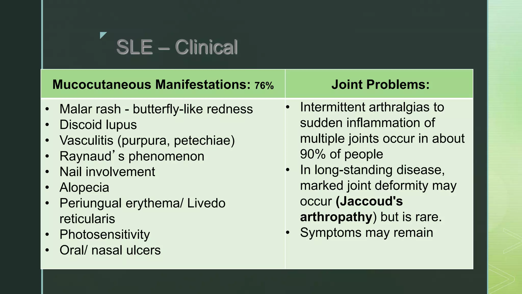 Pediatric systemic lupus erythematosus | PPTX