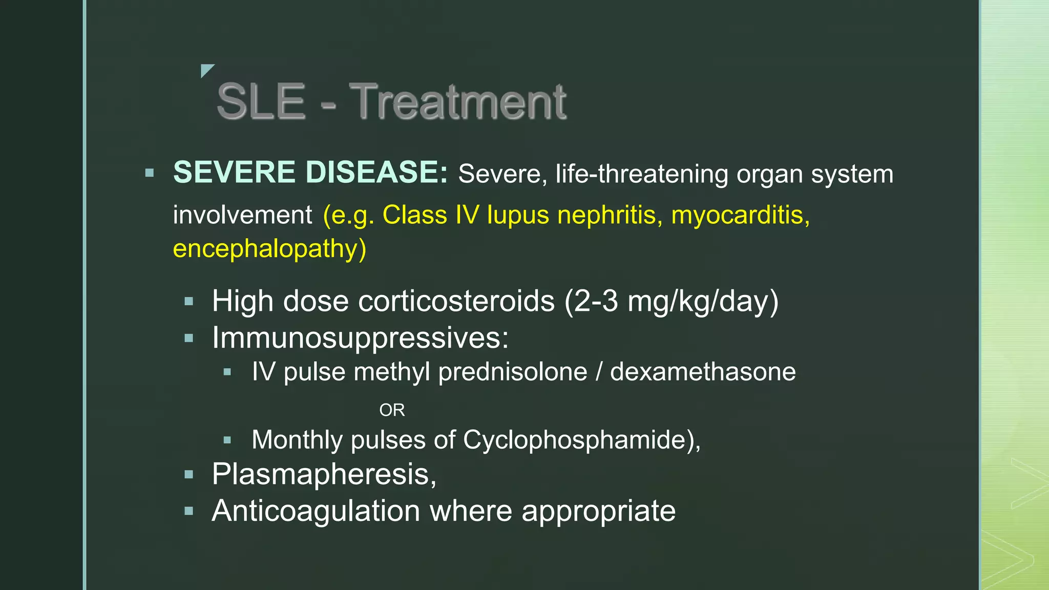 Pediatric systemic lupus erythematosus | PPTX
