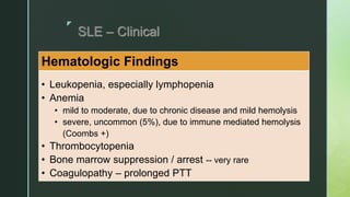 Pediatric systemic lupus erythematosus | PPTX | Blood Disorders ...