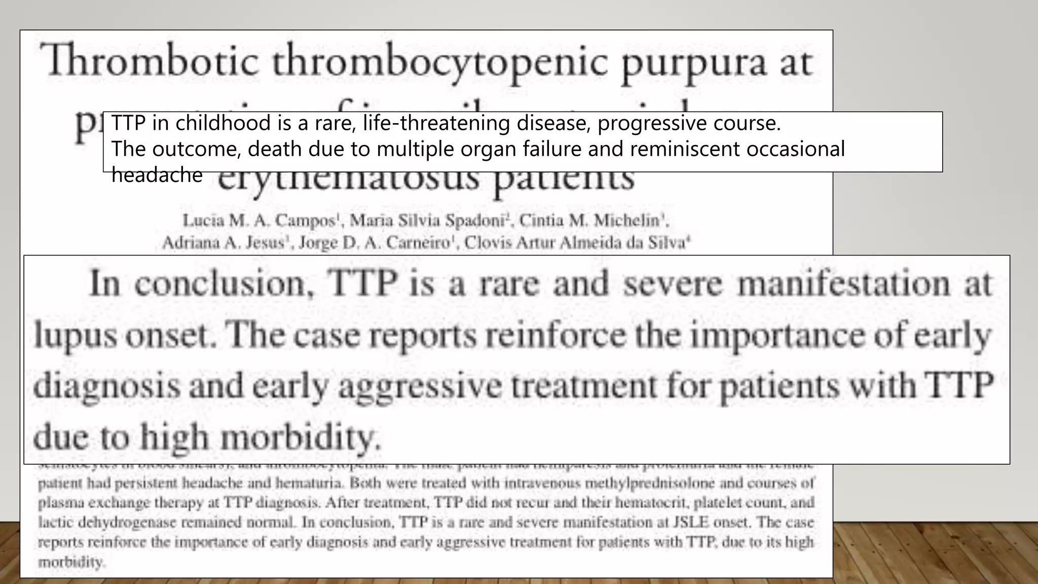 Pediatric thrombocytopenia | PPTX