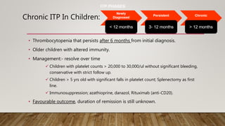 Pediatric thrombocytopenia | PPTX