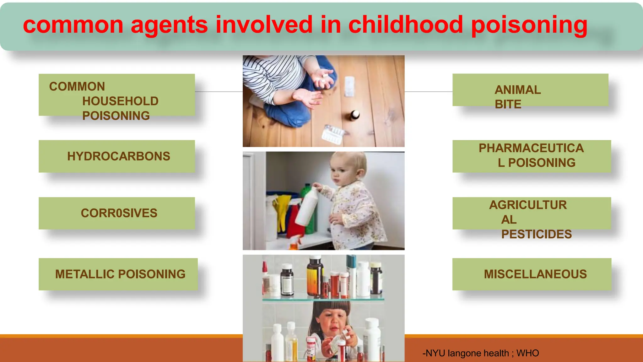 pediatric toxicology undergraduate and post graduate | PPTX