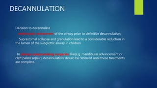 Pediatric trachostomy | PPTX