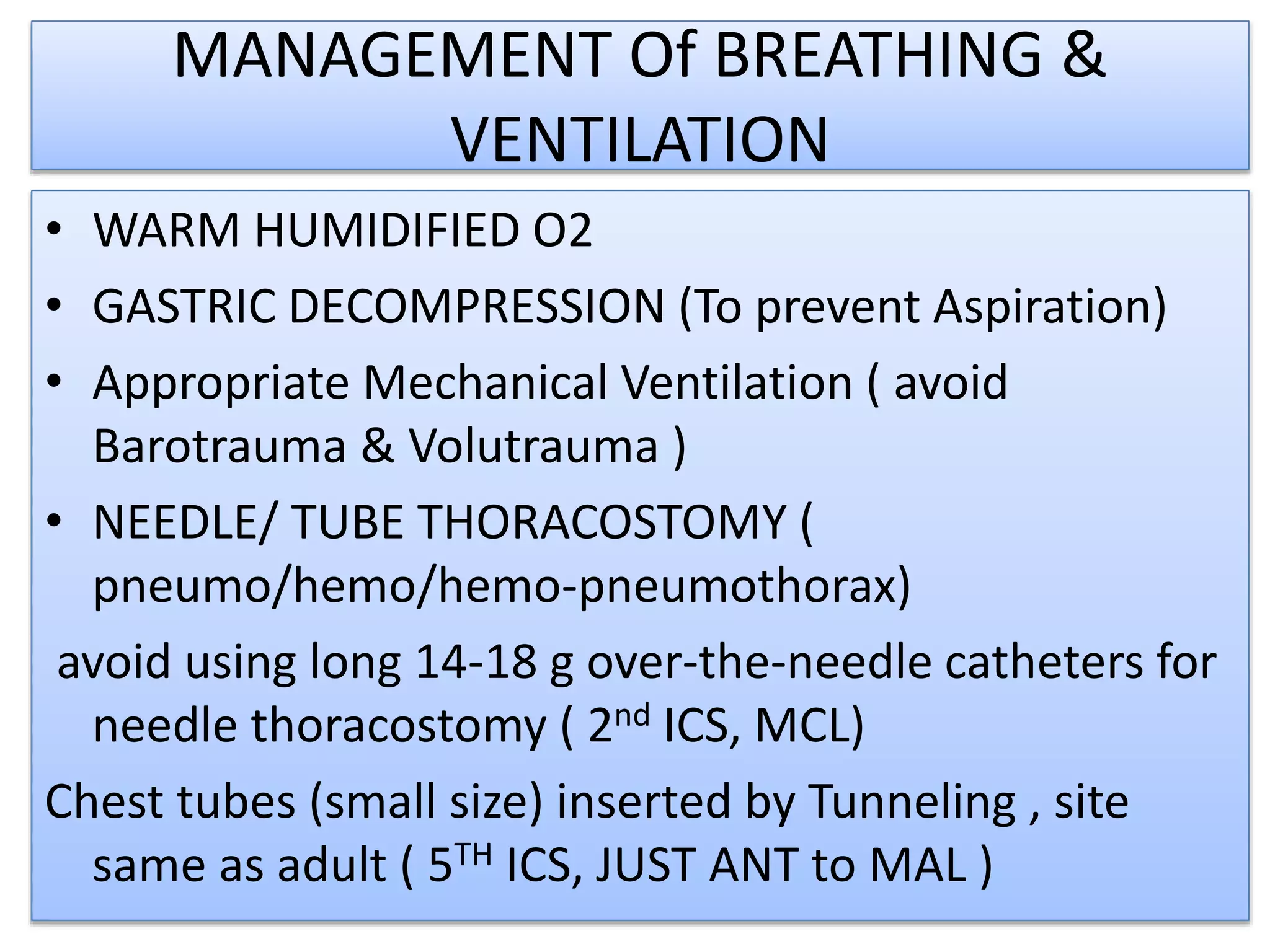 Pediatric Trauma - Concepts & Management | PPTX