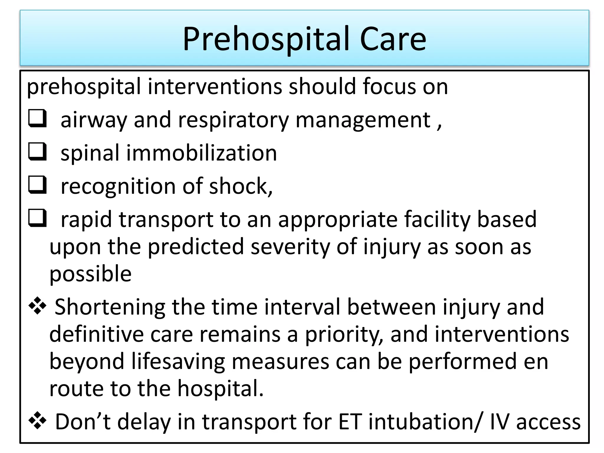 Pediatric Trauma - Concepts & Management | PPTX