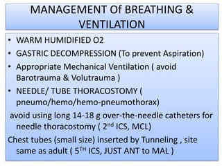 Pediatric Trauma - Concepts & Management | PPTX
