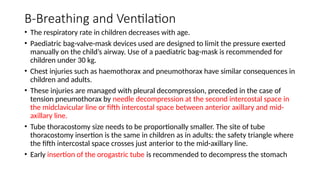 Pediatric trauma in emergency (presentation) | PPTX