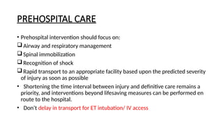 PEDIATRIC TRAUMA Age group wise and their management | PPTX