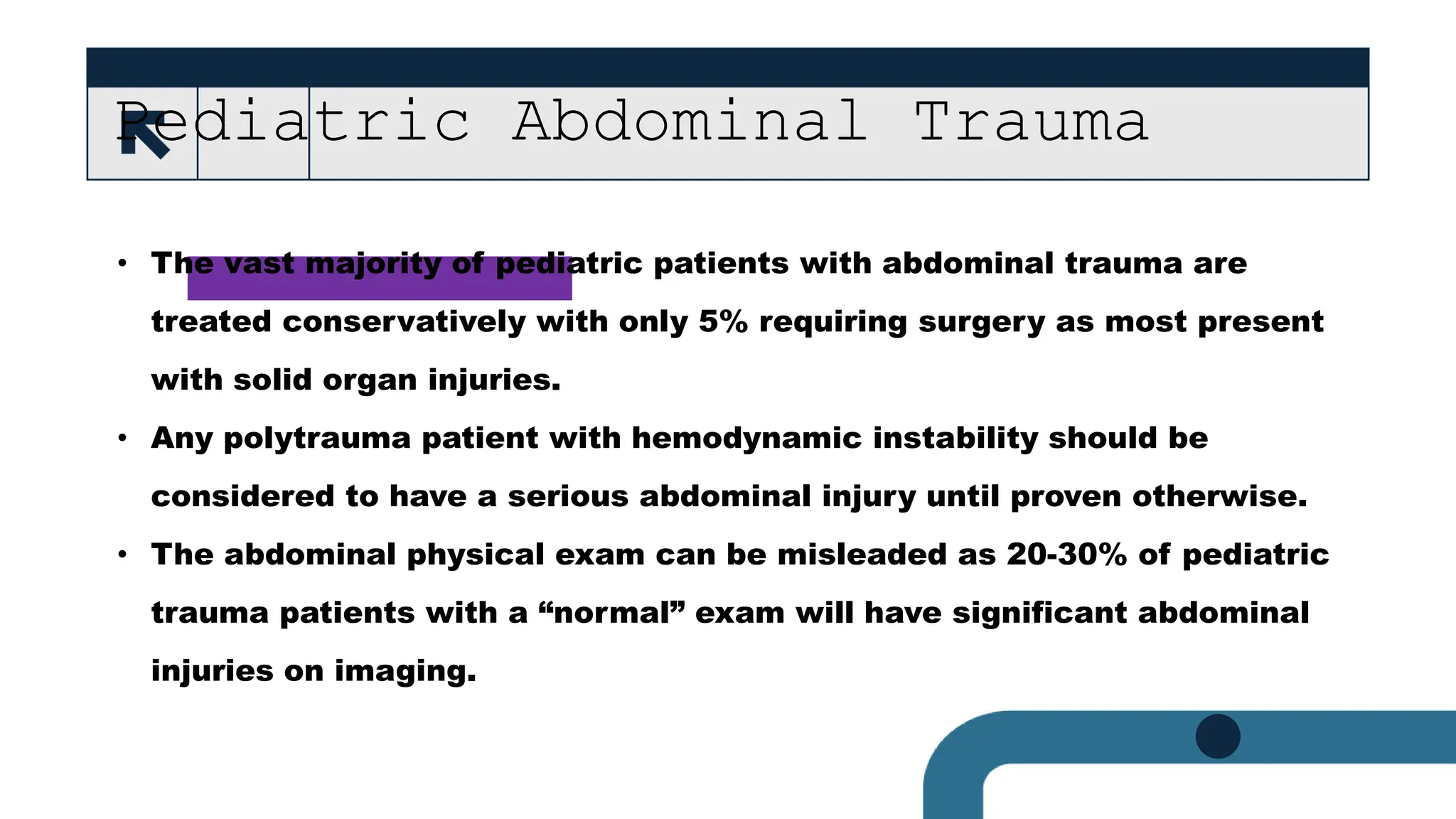 Approach to pediatrics trauma according to ATLS | PPTX