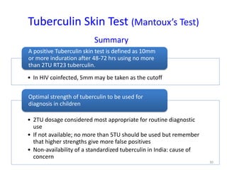 Pediatric tuberculosis | PPTX