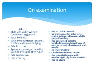 Pediatric tuberculosis case presentation | PPTX