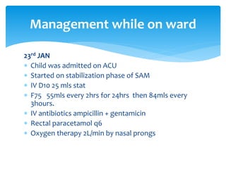 Pediatric tuberculosis case presentation | PPTX