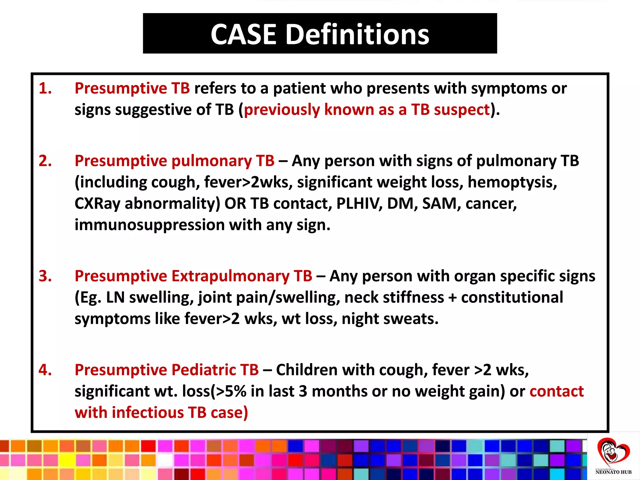 Revised Pediatric Tuberculosis guidelines (NTEP) 2020 | PPT