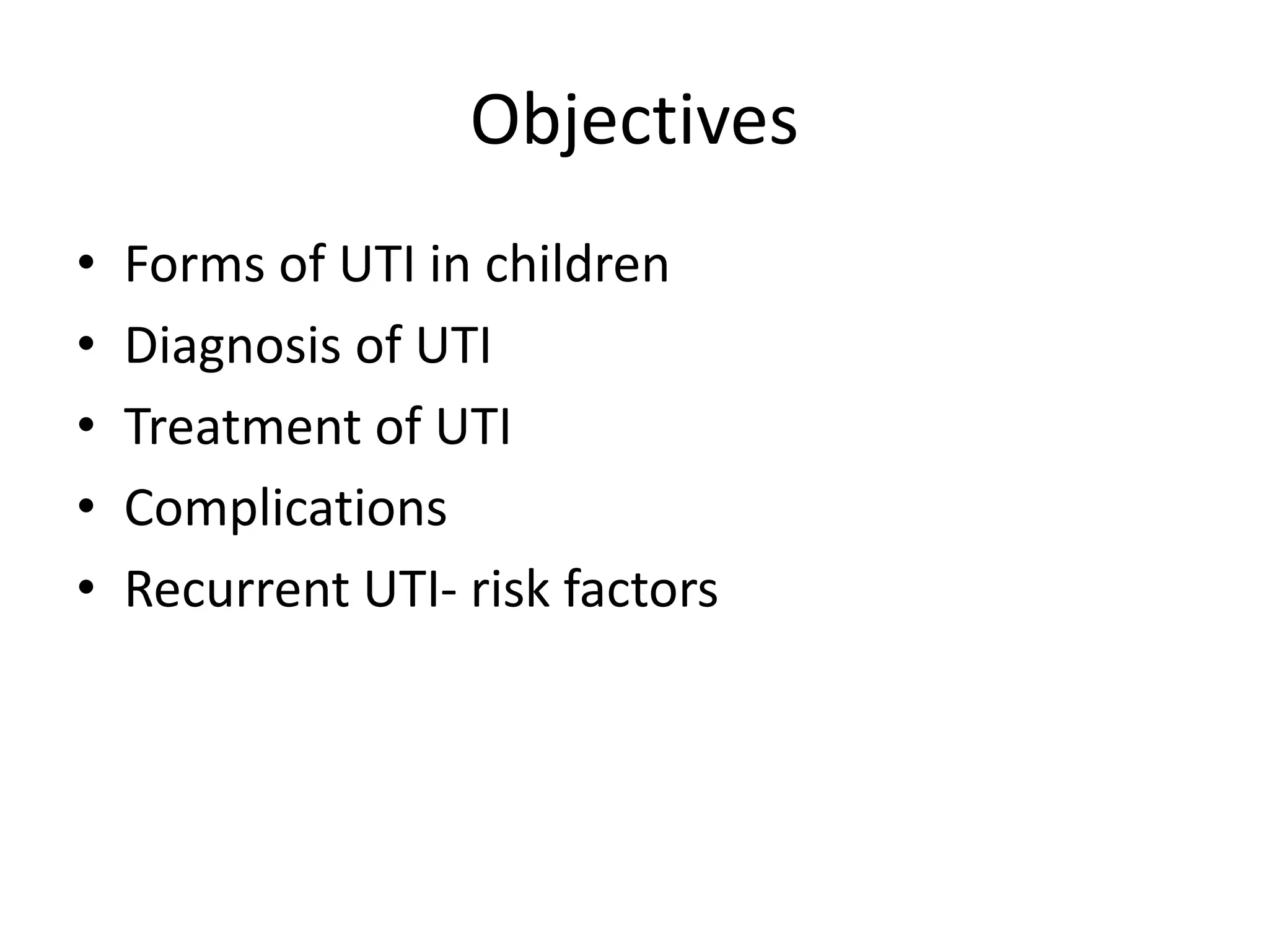 Pediatric urinary tract infection | PPTX