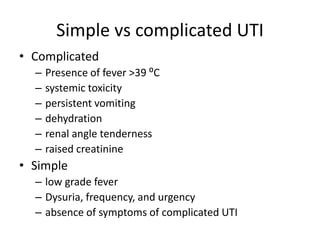 Pediatric urinary tract infection | PPTX