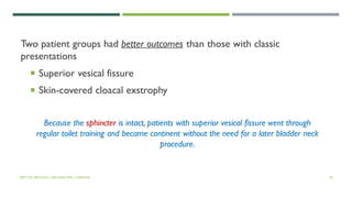 Pediatric urology:Bladder extrophy and Epispadias complex | PDF