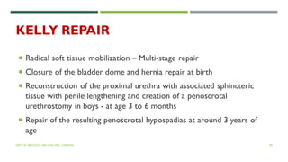Pediatric urology:Bladder extrophy and Epispadias complex | PDF