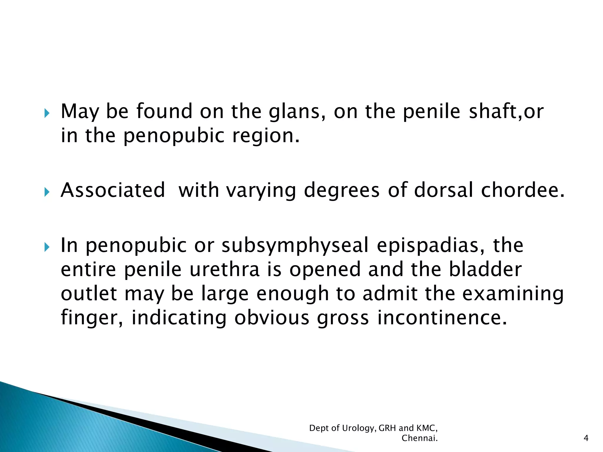 Pediatric urology:Epispadias cloacal exstrophy | PDF